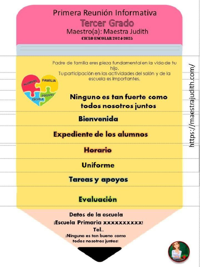 Reunion Informativa Maestra Judith 1 | PDF