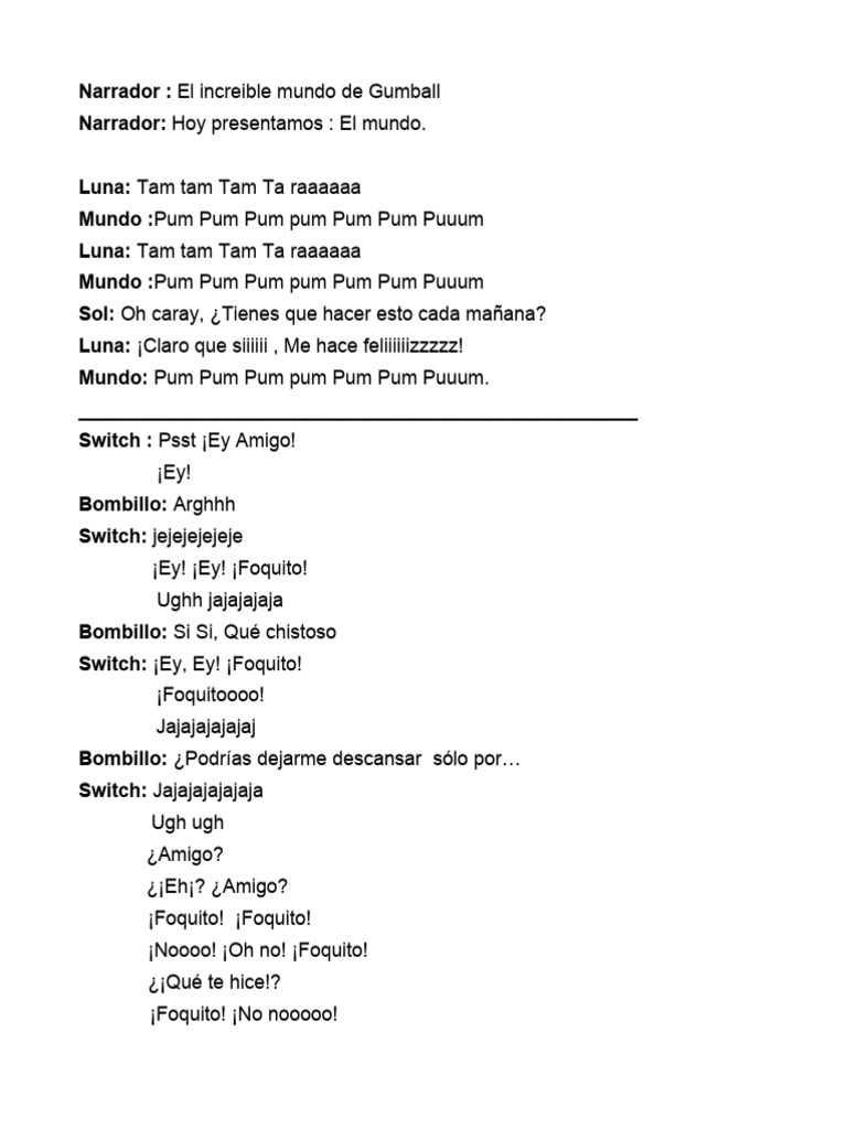 Gumball | PDF