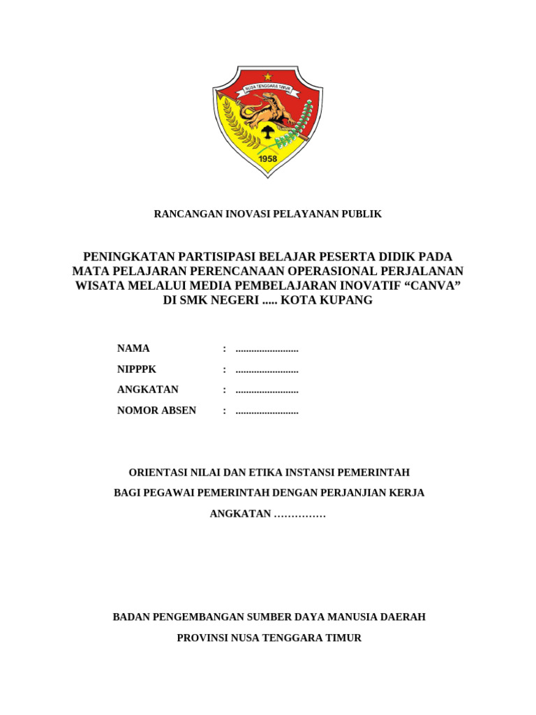 Contoh Inovasi Guru PPPK-4 | PDF