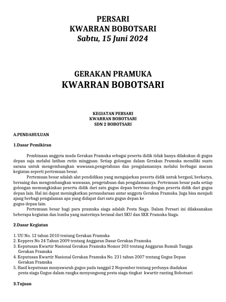 Proposal Persari | PDF