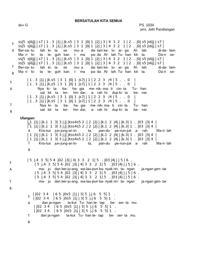 PUJI SYUKUR - 1034 | PDF