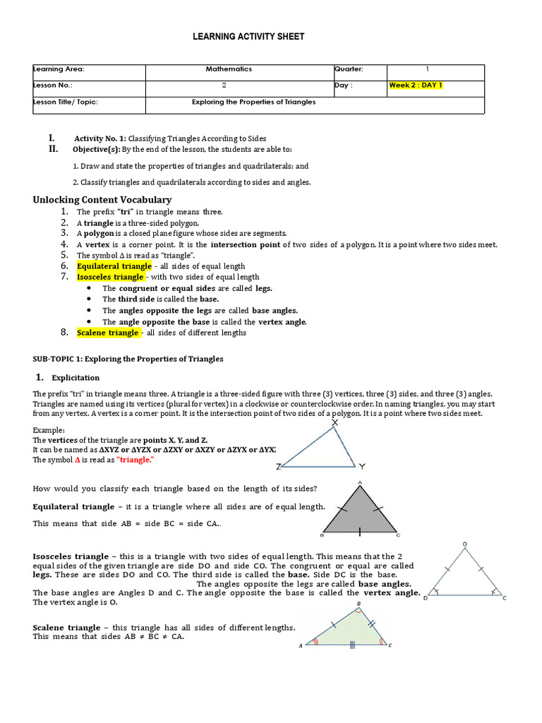 Math-Las-Q1-Week 2-Day 1 | PDF