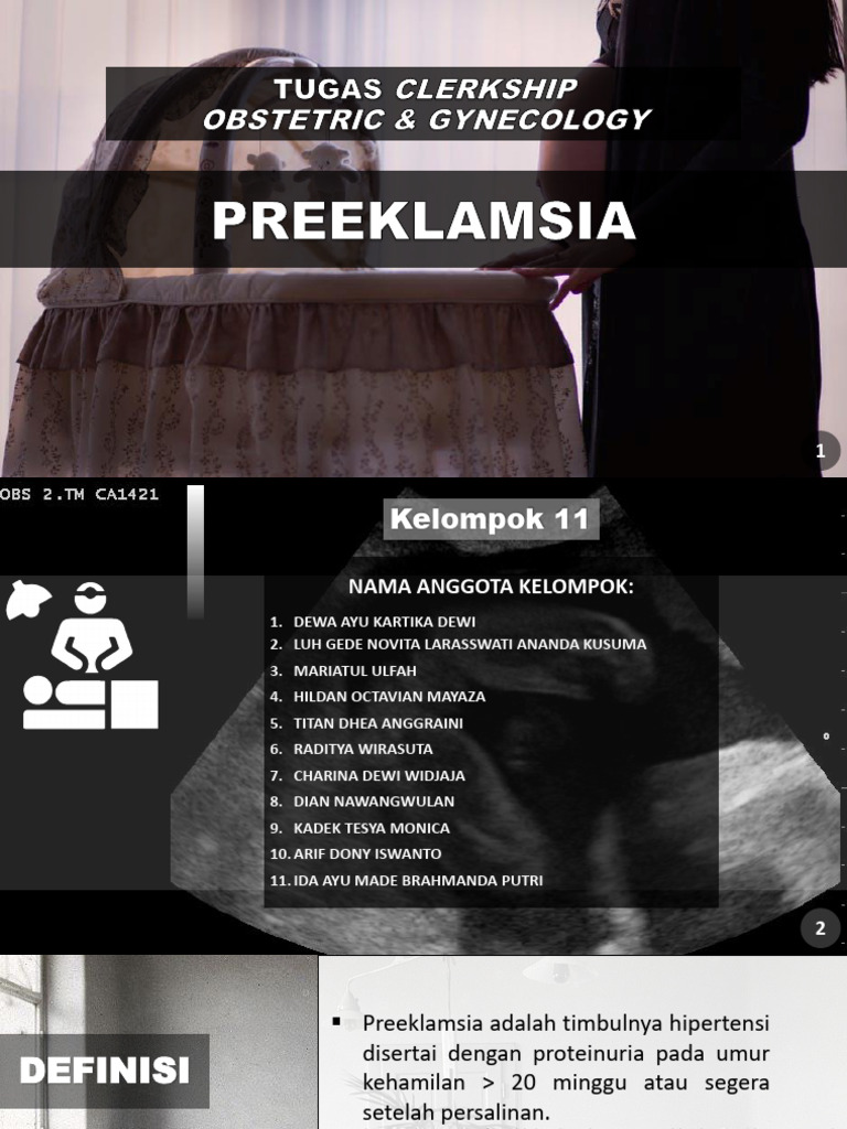 Preeklamsia (Clerkship KLP 11) | PDF