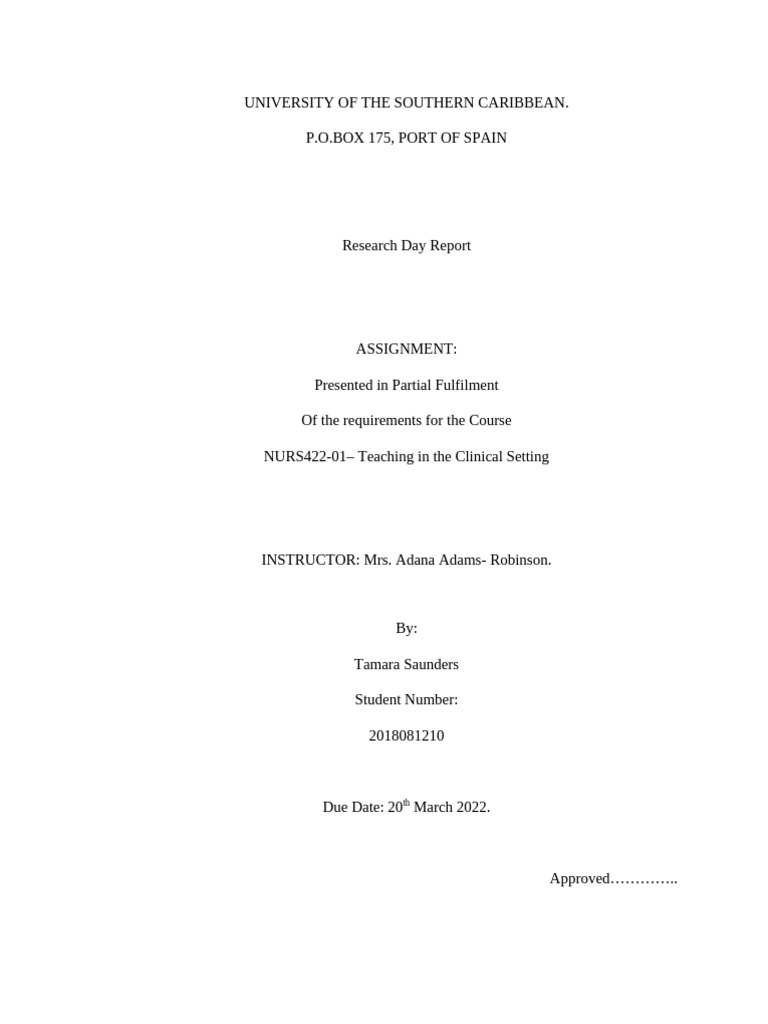 Research Day Report | PDF