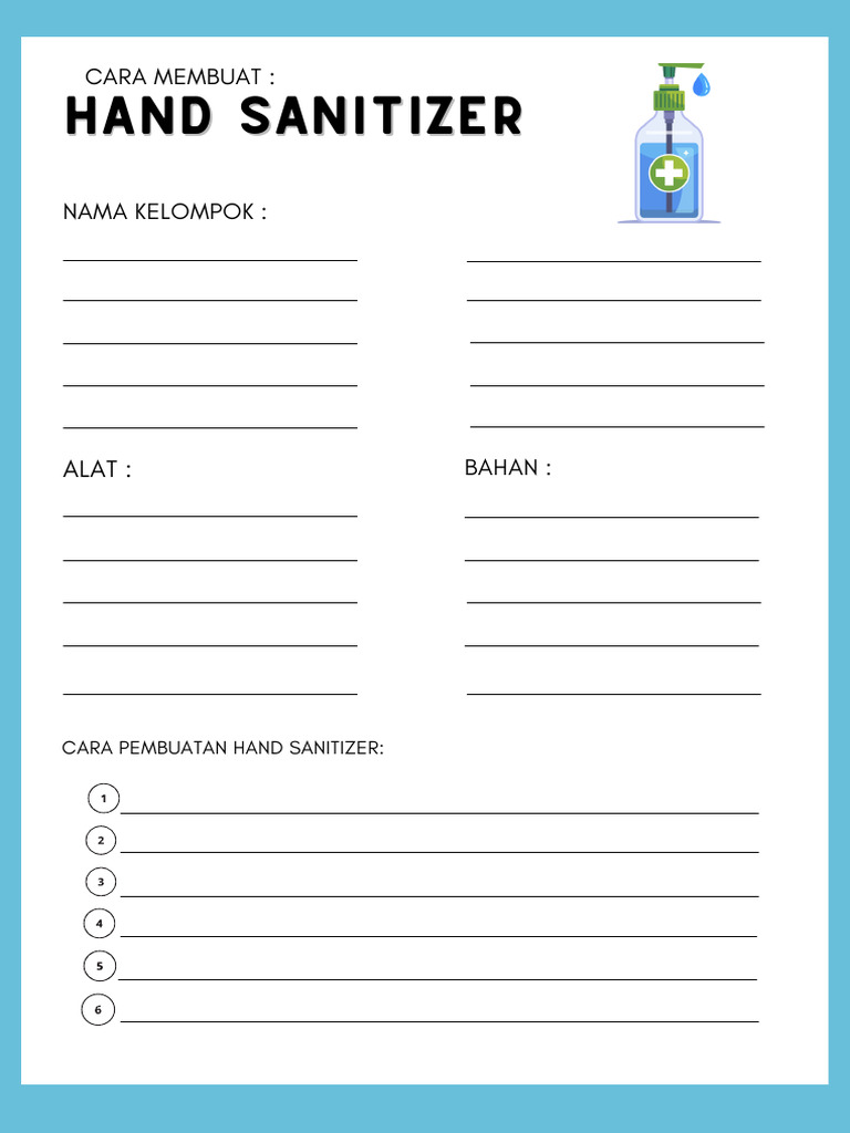 LKPD Hand Sanitizer | PDF