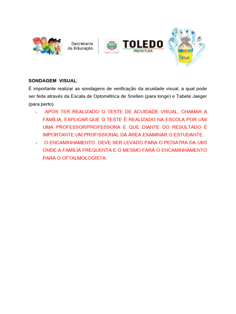 SONDAGEM VISUAL | PDF