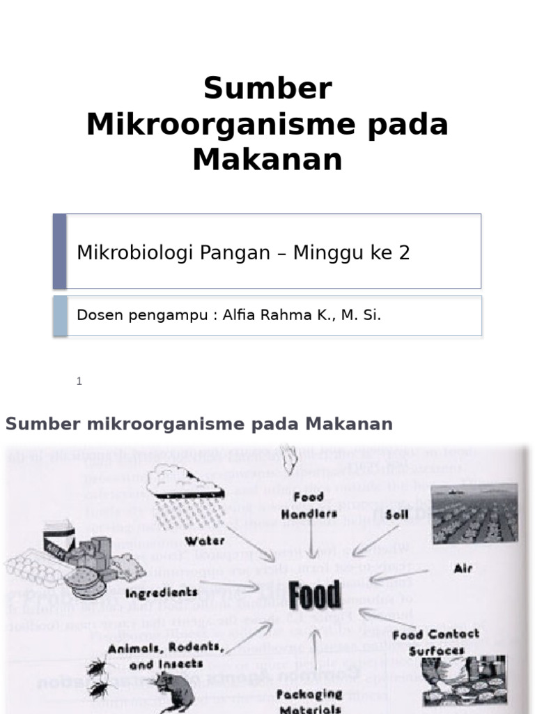 Mikrobiologi Pangan Ke 2 | PDF
