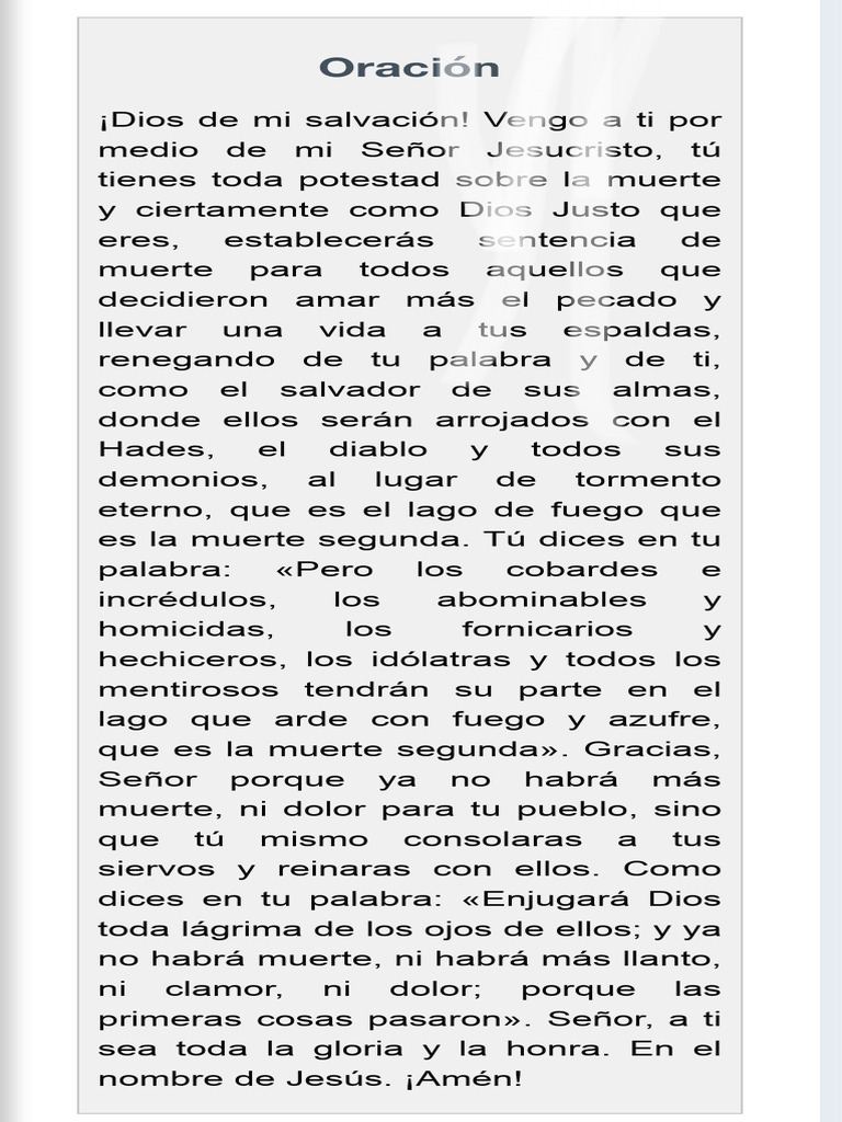 Versículos del Apocalipsis sobre la muerte | PDF | Libro de revelación ...