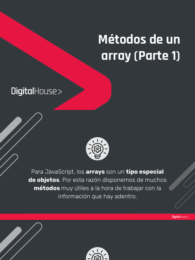 Métodos de Arrays I | PDF