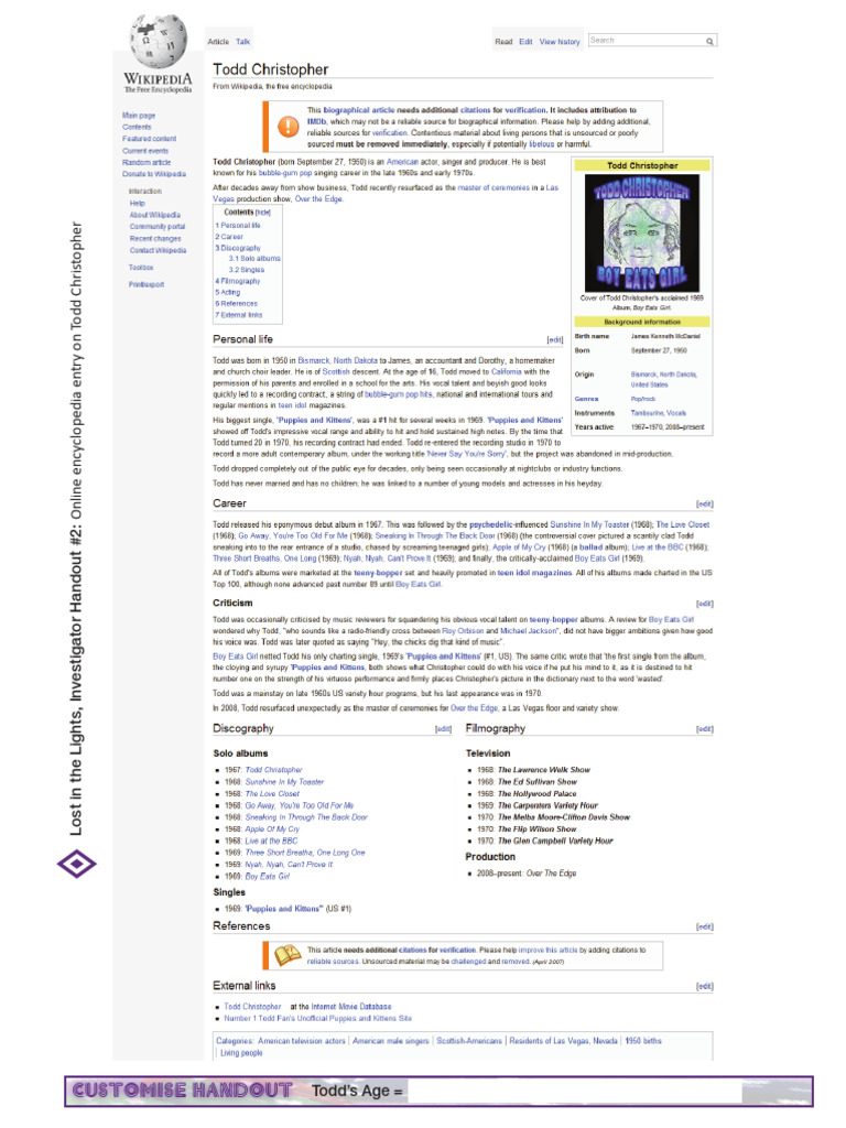 LitL Deluxe Interactive Handouts - Set A | PDF