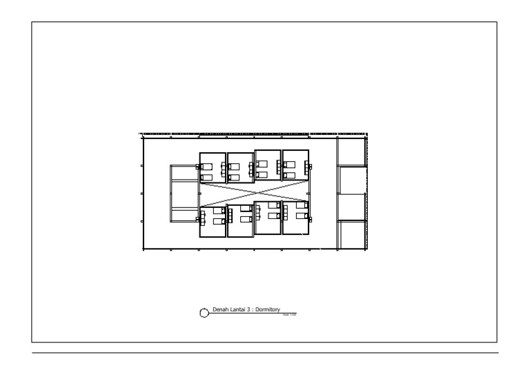 Denah Lantai 3 Dorm 1 | PDF