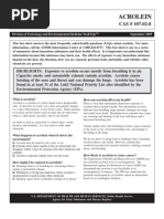 Acrolein Use and Scenario in Usa | PDF | Hazardous Waste | Resource ...