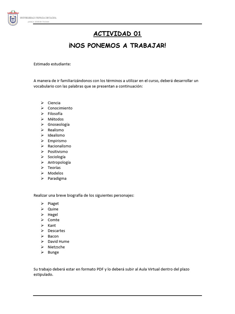 ACTIVIDAD 01 | PDF