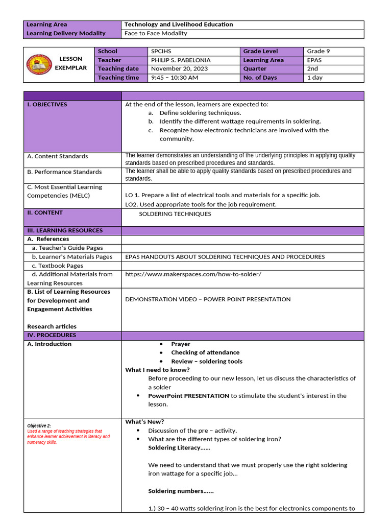 COT 2 Cholo Pab | PDF