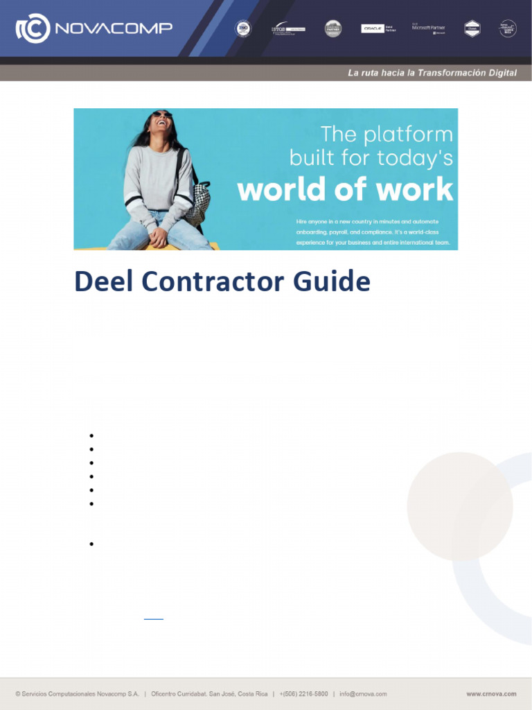 Deel Contractor Onboarding Guide English | PDF Deel Contractor Onboarding Guide English | PDF