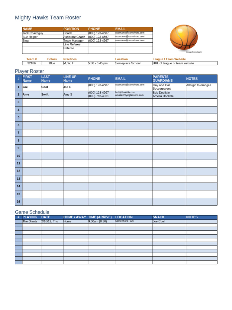 basketball-roster | PDF