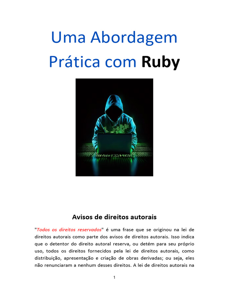 Uma Abordagem Prática Com Ruby | PDF