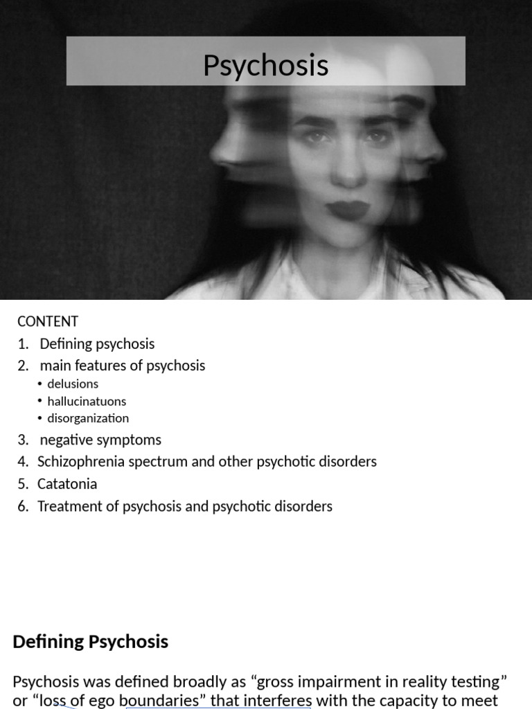 Psychosis 1234pptx | PDF