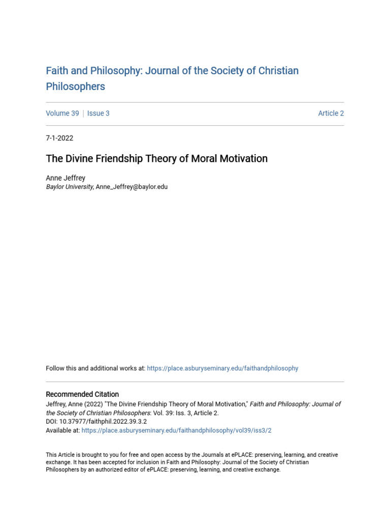 Friendship Theory | PDF