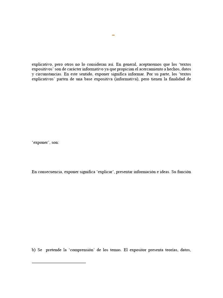 DOCUMENTO GUÍA Texto Expositivo | PDF
