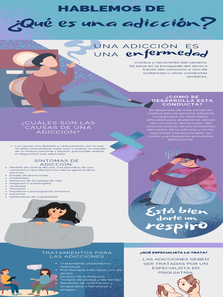 Infografia de Adiccion | PDF