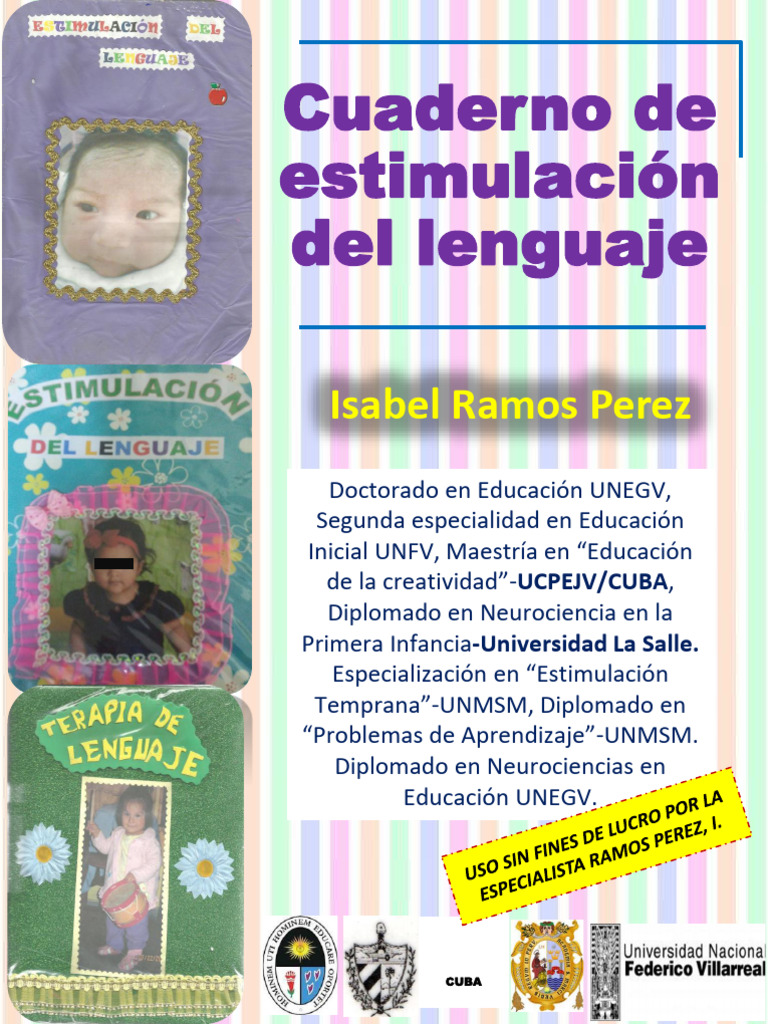 Cuaderno de Estimulación Del Lenguaje - Isabel Ramos | PDF