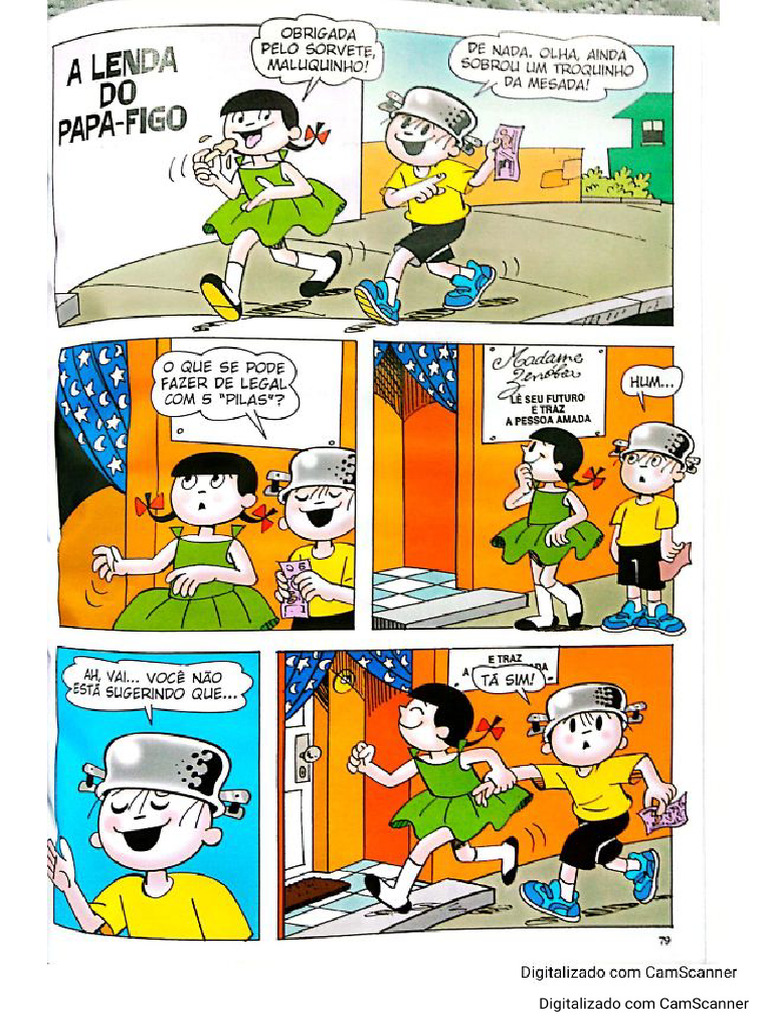 A Lenda Do Papafigo Tirinha | PDF