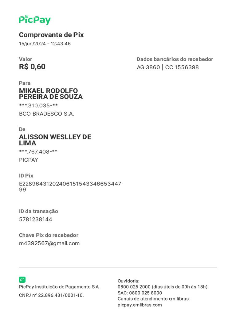 comprovante_picpay_PIX_15062024124354 (1) | PDF comprovante_picpay_PIX_15062024124354 (1) | PDF