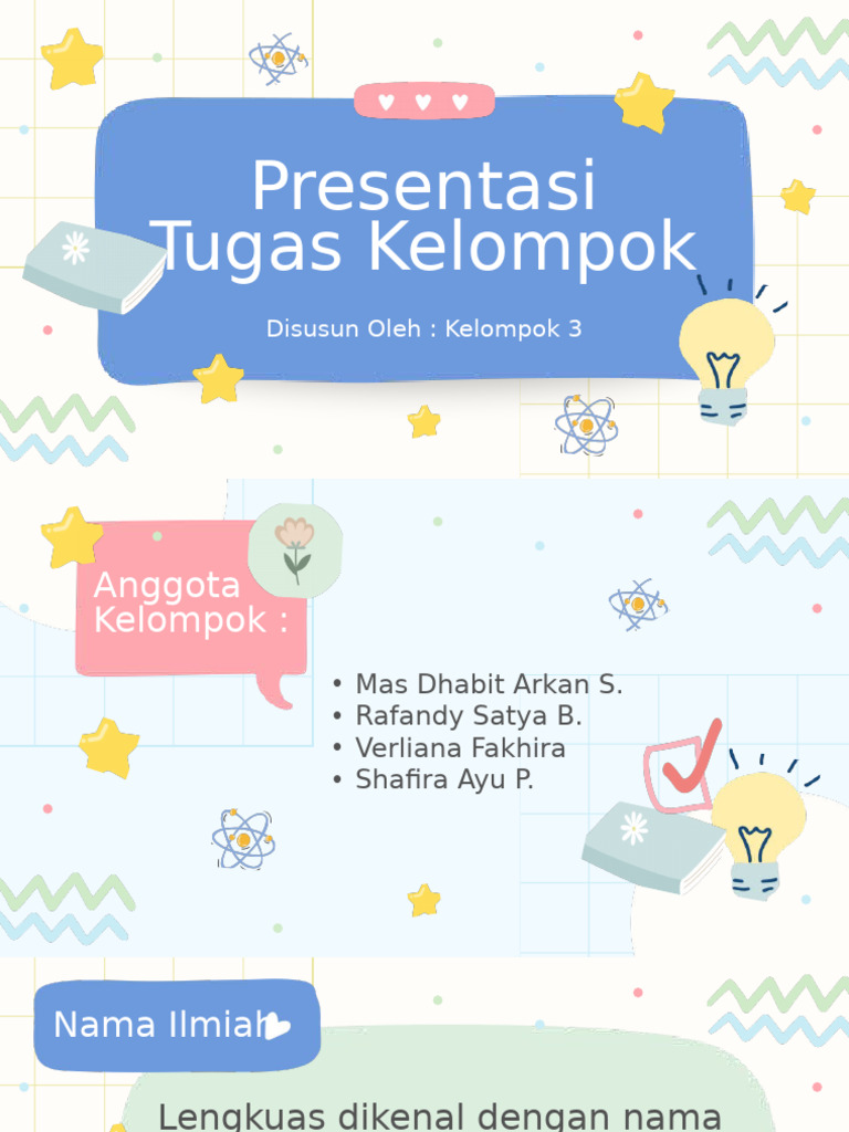 Presentasi Kelompok - Lengkuas | PDF