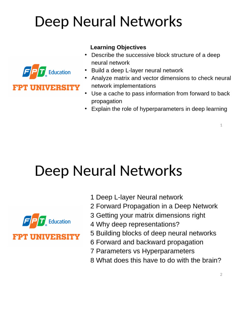 1.4 Deep Neural Networks | PDF