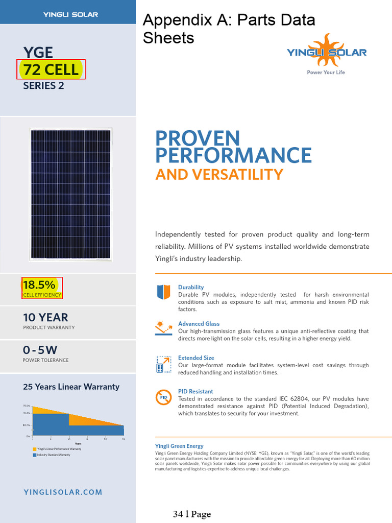 Yingli Module | PDF