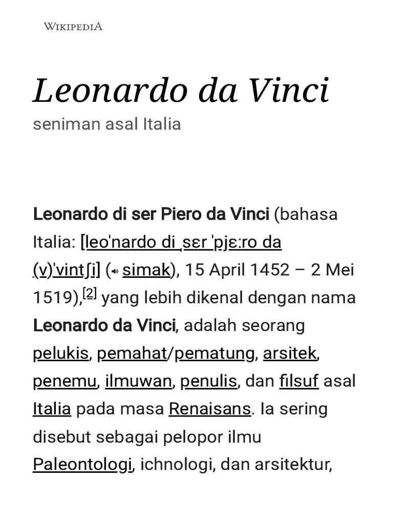 Leonardo | PDF