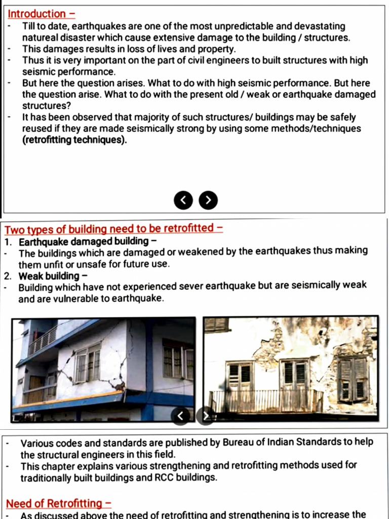 Retrofitting Method of Building | PDF | Reinforced Concrete ...