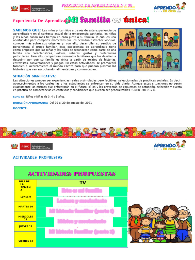 Mi Familia Es Unica | PDF