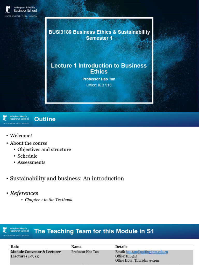 BES S1 L1 - Moodle | PDF