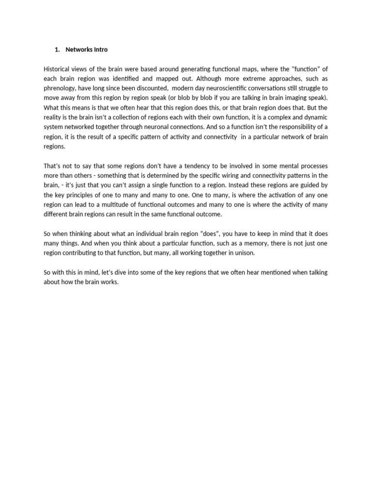 Brain Region Scripts | PDF | Basal Ganglia | Striatum