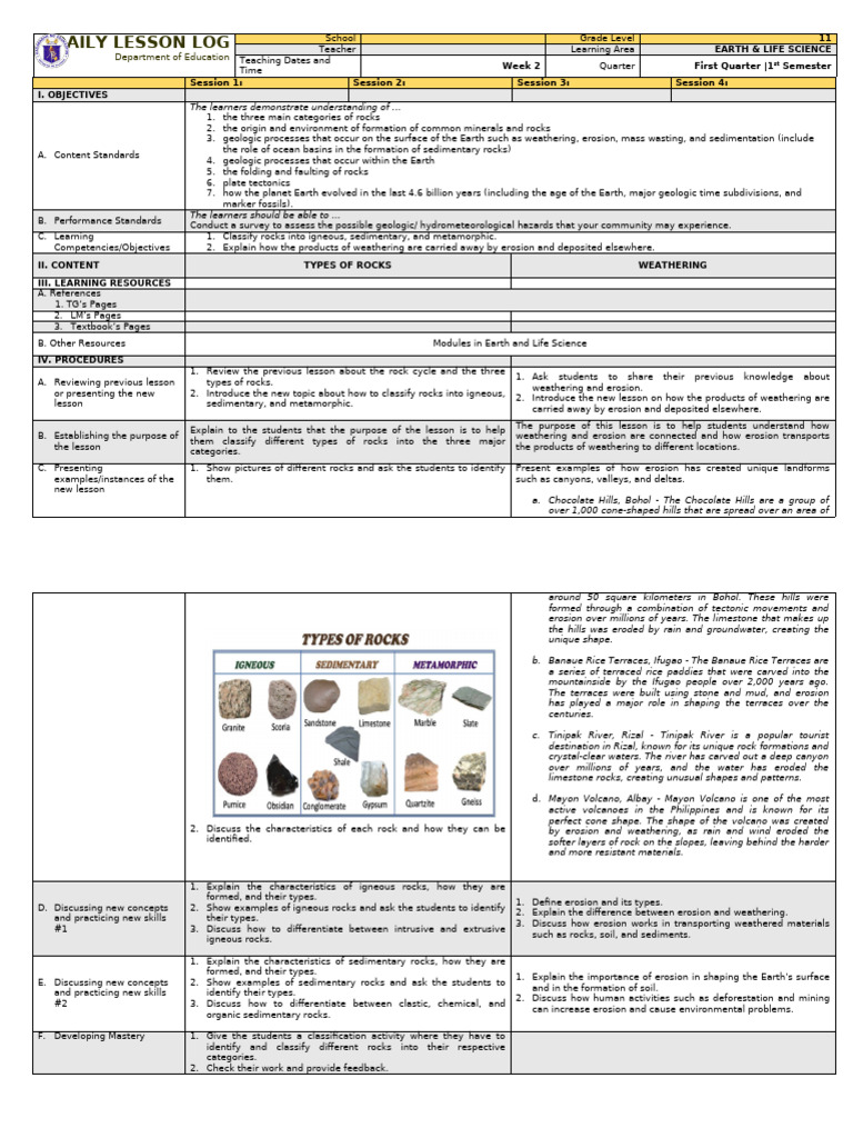 DLL Els Quarter 1 Week 2 | PDF