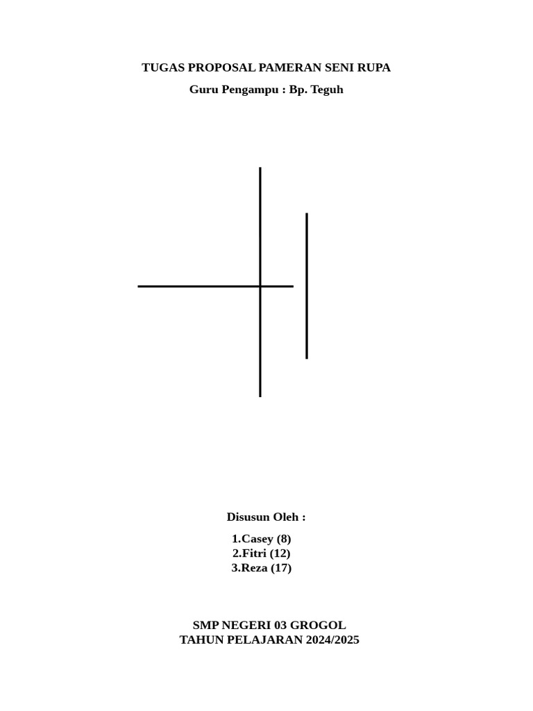 Tugas Proposal Pameran Seni Rupa-1 | PDF | Art | Lifestyle