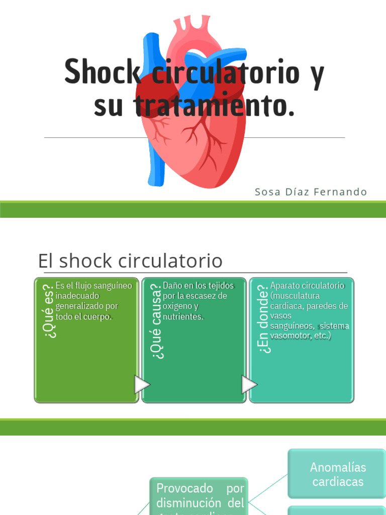 Shock circulatorio y sistema vasomotor | PDF | Corazón | Fisiología