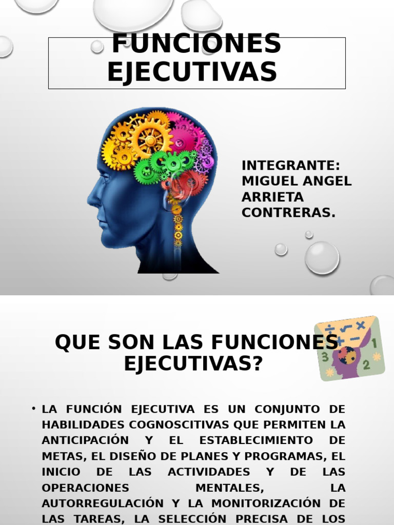 Funciones Ejecutivas | PDF