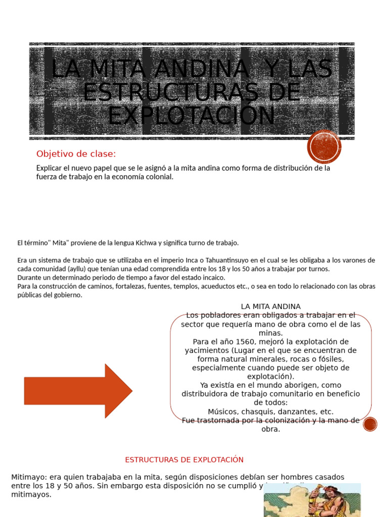 La Mita Andina y Las Estructuras de Explotación | PDF | Imperio Inca ...