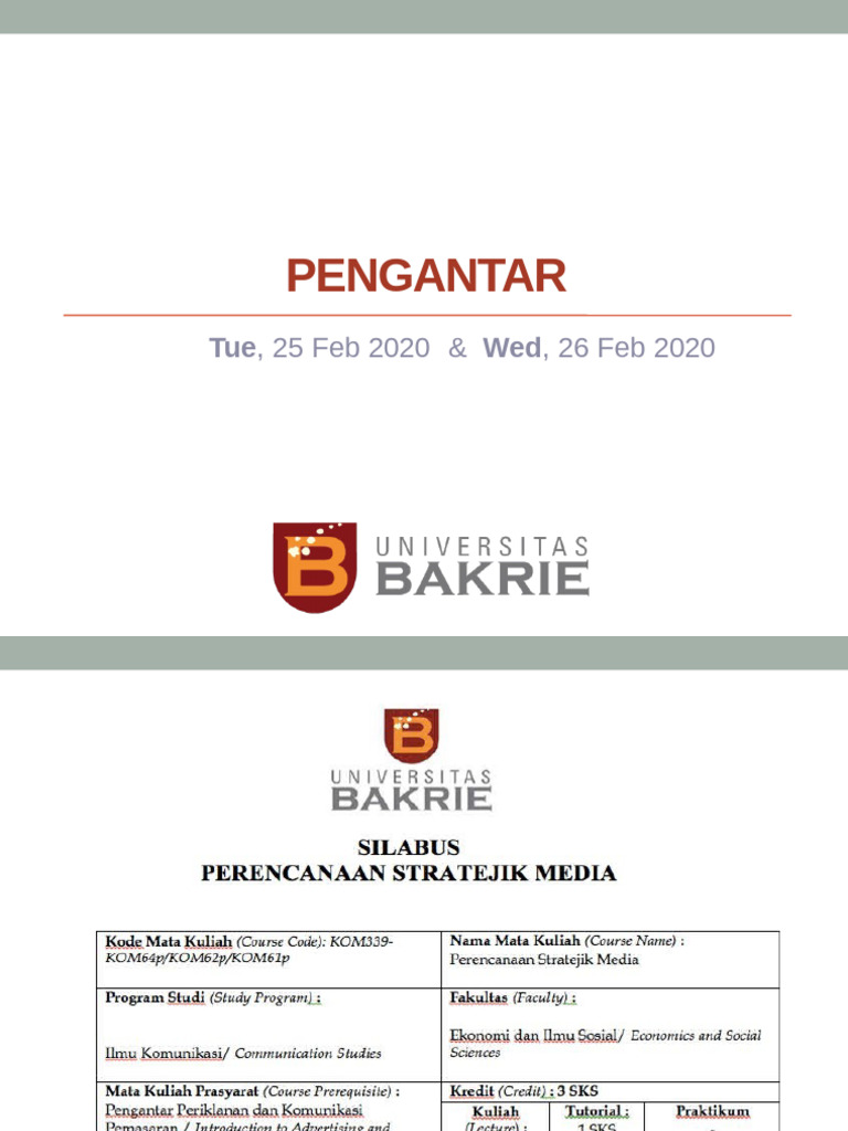 UB - PSM Session 1 (Introduction) - 2 | PDF