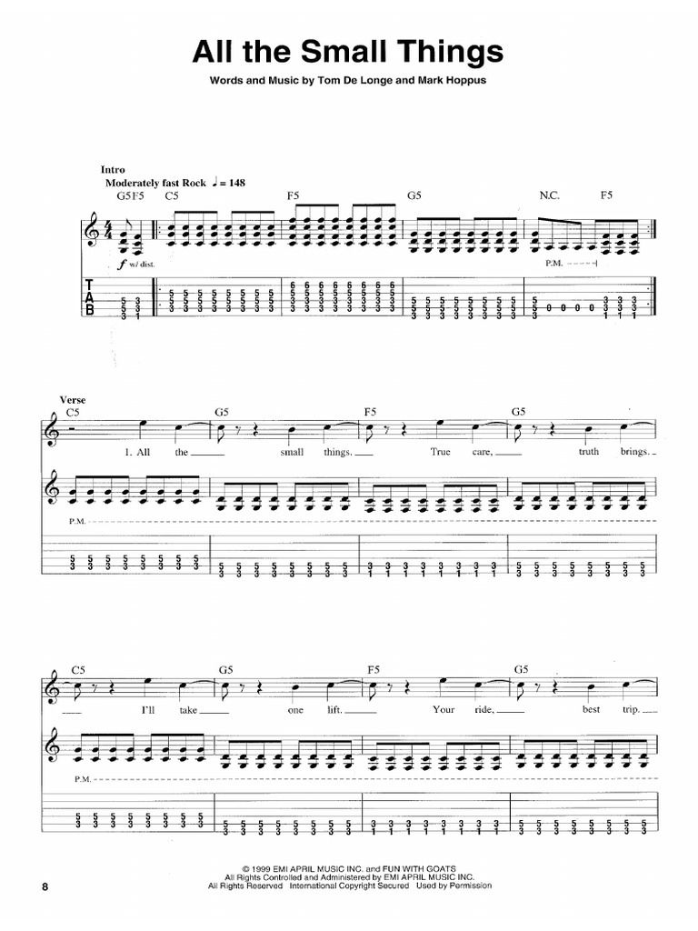 All The Small Things | PDF