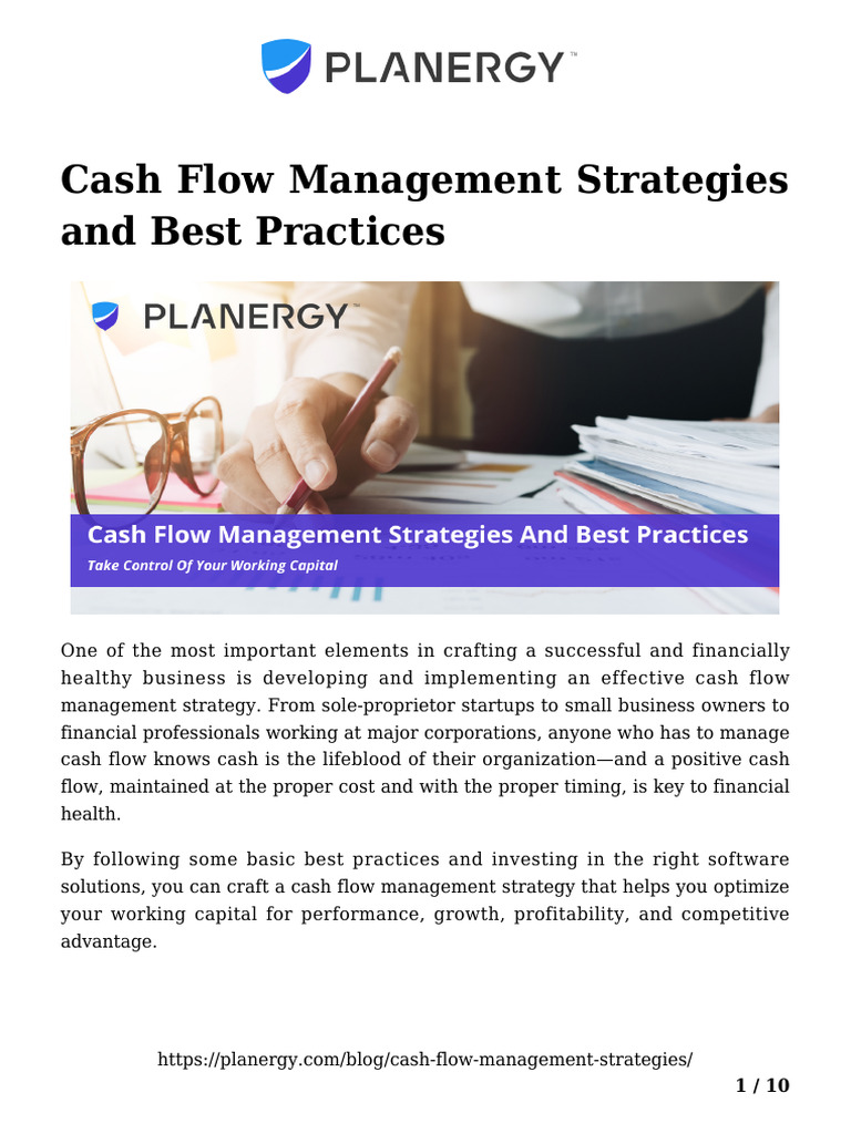 Cash Flow Management Strategies and Best Practices | PDF
