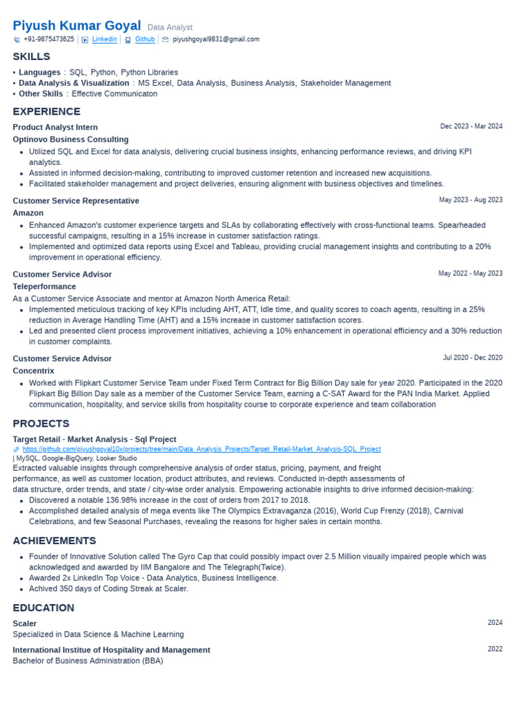 Piyush Kumar Goyal-Python Data Analyst-Oracle | PDF