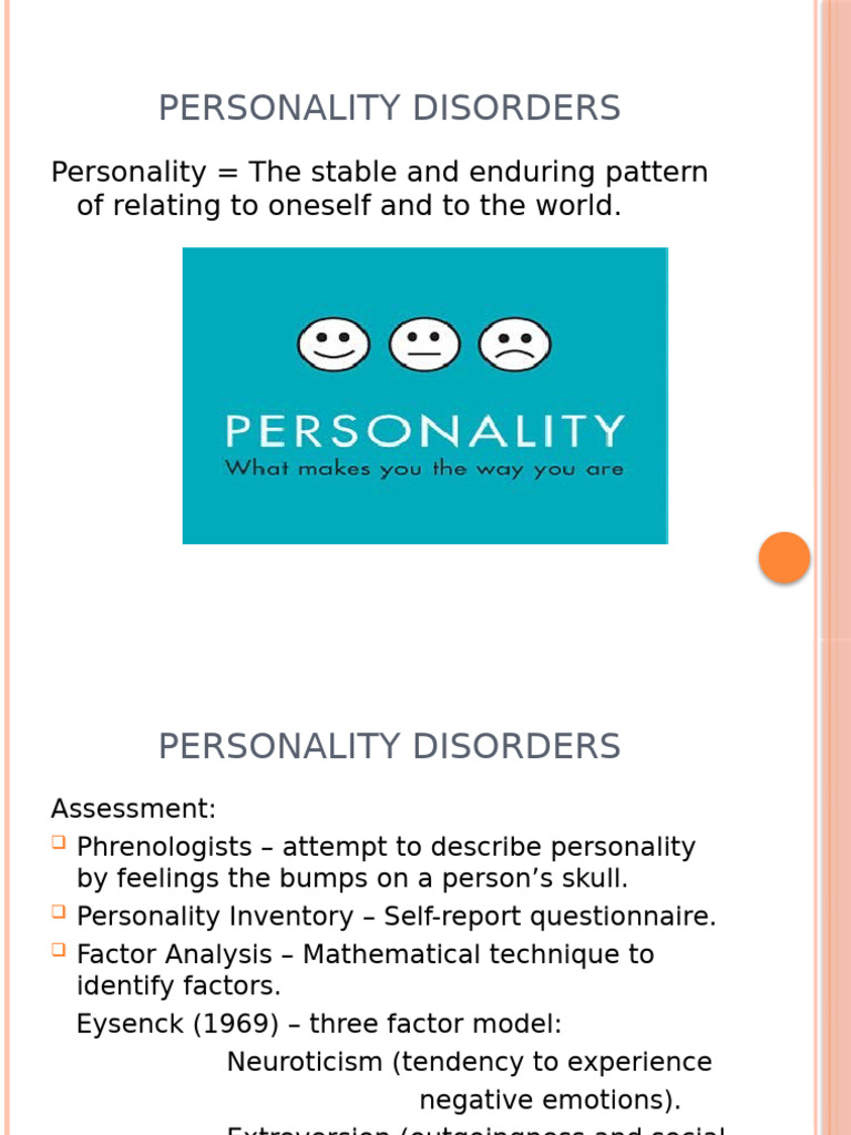 Personality Disorders | PDF