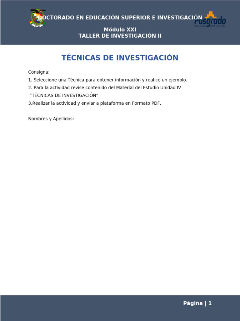 TAREA N°4 MÓDULO XXI | PDF