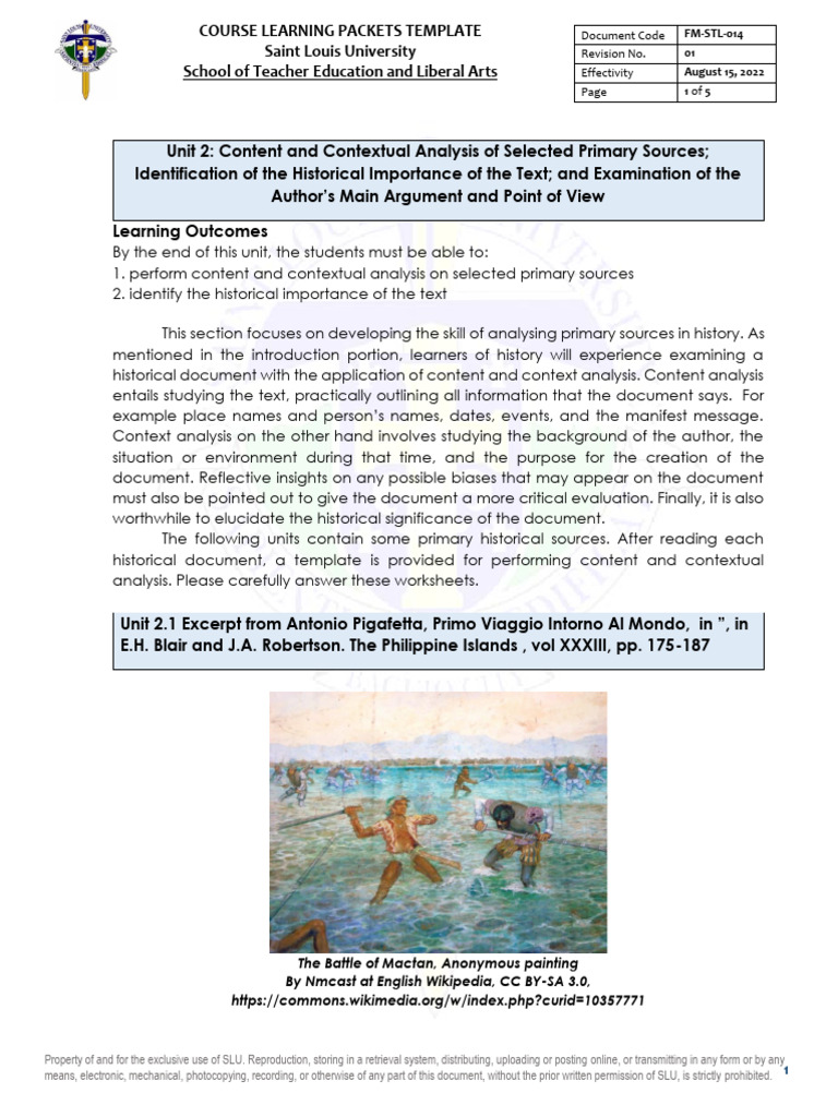 Ghist - Module 1 (Unit 2.1) | PDF