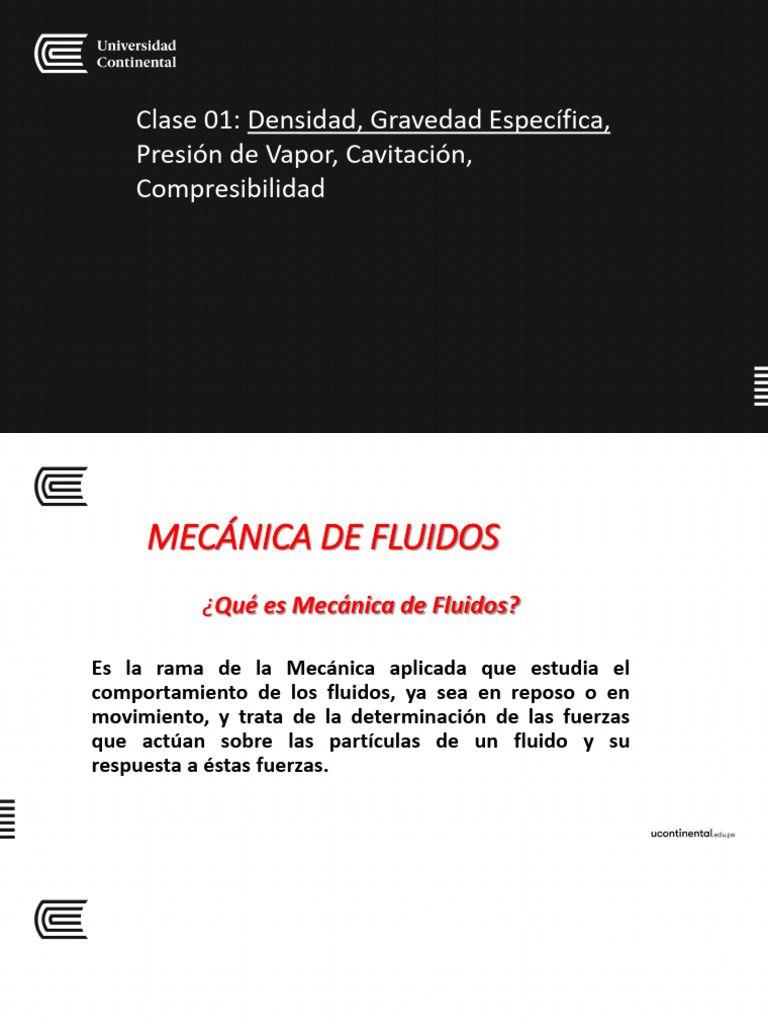Clase 1 - Densidad, Gravedad Específica | PDF | Masa | Peso