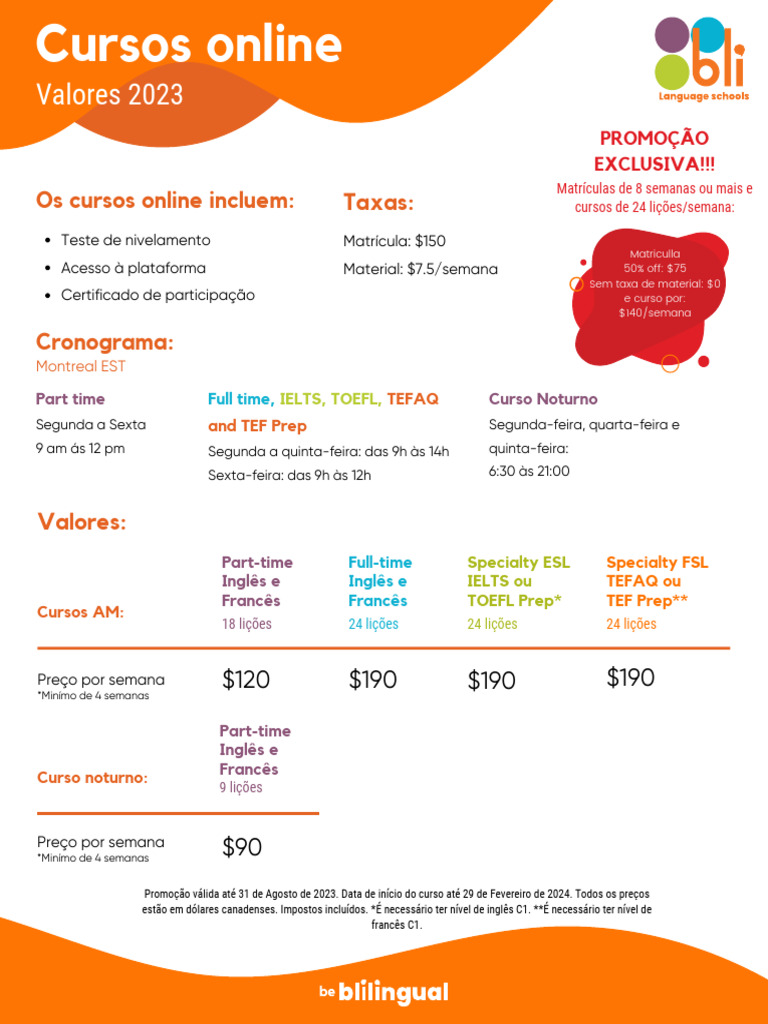 Online Informative Flyer - PT | PDF